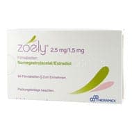 Zoely Antibabypille (2,5/1,5mg) ⤇ Online kaufen inkl. Rezept