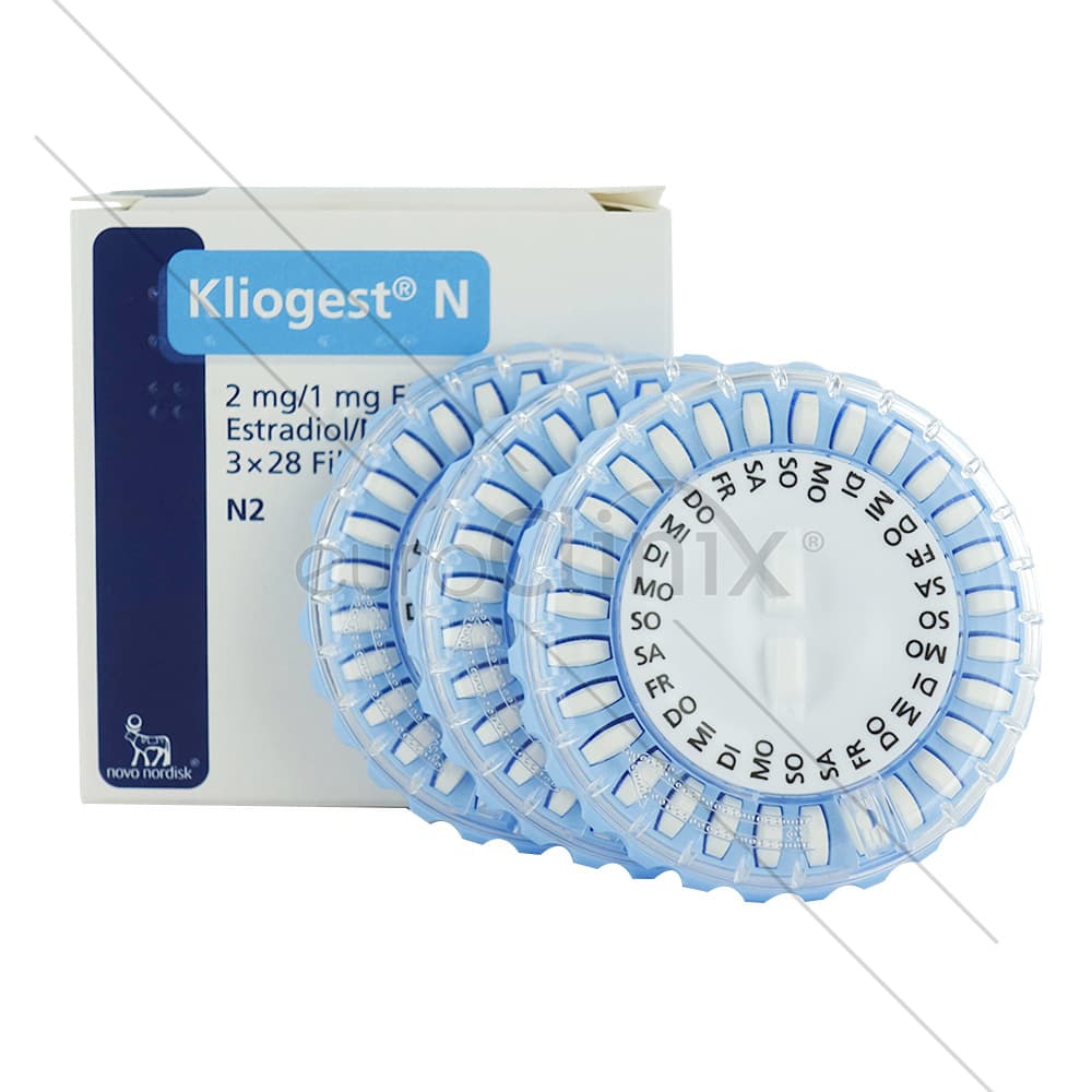 Kliogest N: Hormonersatztherapie mit 2mg Estradiol | Rezept inklusive