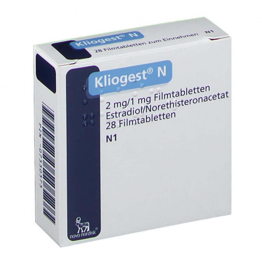 Kliofem Hormonersatztherapie mit 2mg Estradiol • Rezept inklusive