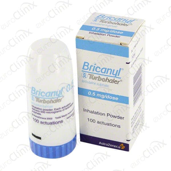 Buy Bricanyl Turbohaler • Free Next Day Delivery • euroClinix®