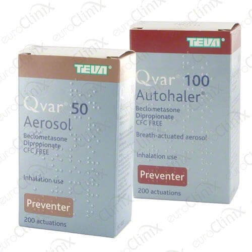 Buy Qvar Asthma Inhalers Online • Free Delivery • euroClinix®