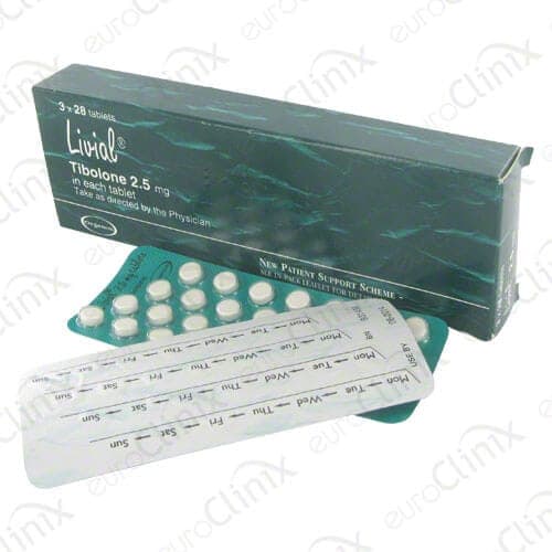 Buy Livial (Tibolone) HRT Tablets for Symptoms of Menopause