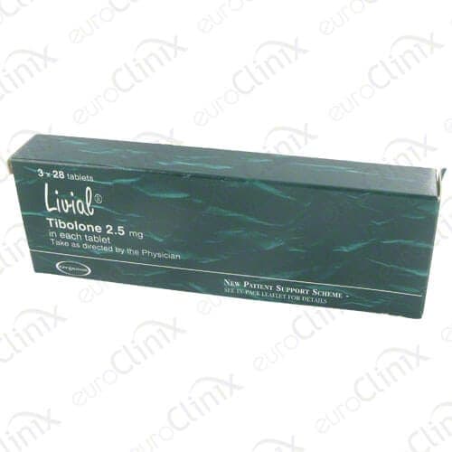 Buy Livial (Tibolone) HRT Tablets for Symptoms of Menopause