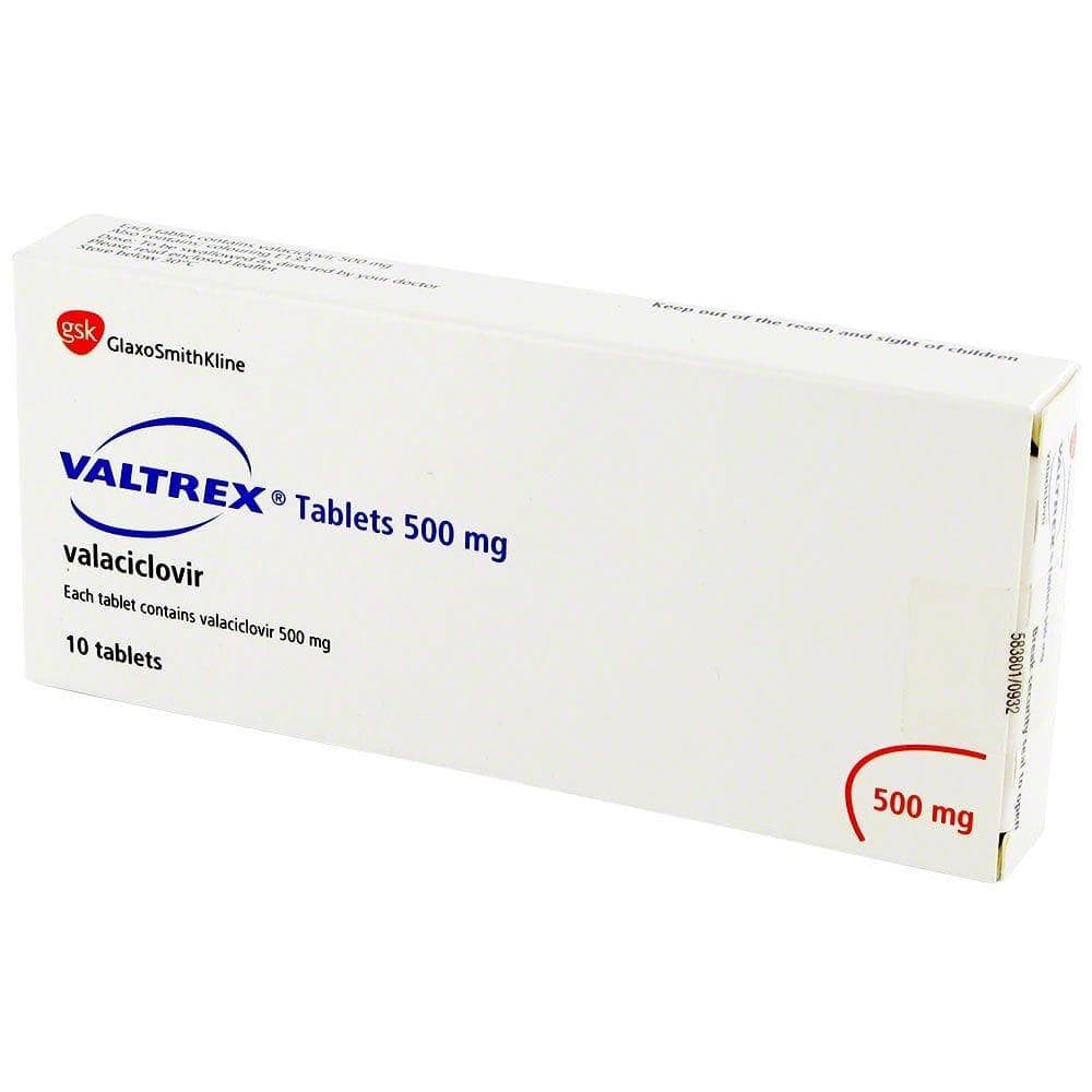 Kjøp Valtrex (Valaciklovir) 250, 500 og 1000 mg Tabletter på nett ...