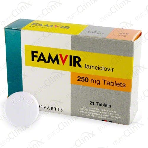 Compre comprimidos Famvir (famciclovir) para o herpes genital